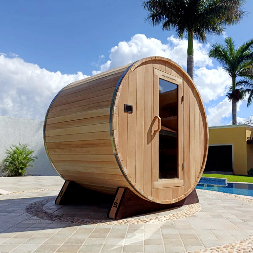 Scandia Electric Barrel Sauna Kit – Easy Spa & Sauna